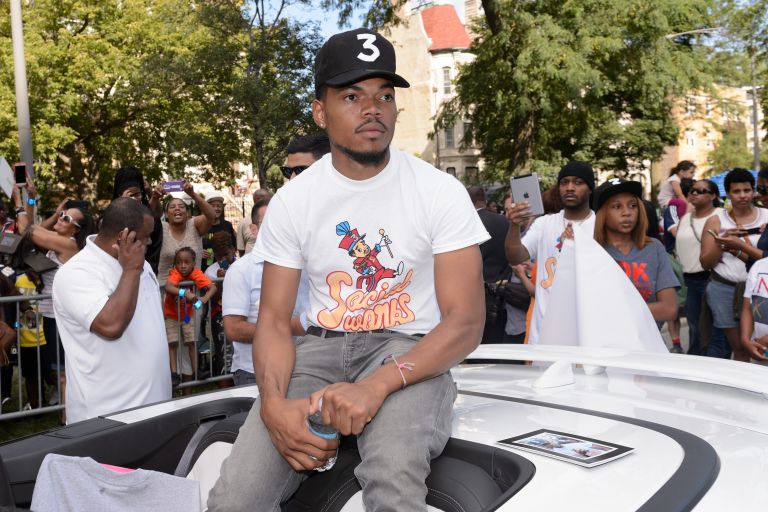 Chance The Rapper Shows Love for New "Marshall" Movie in Chicago