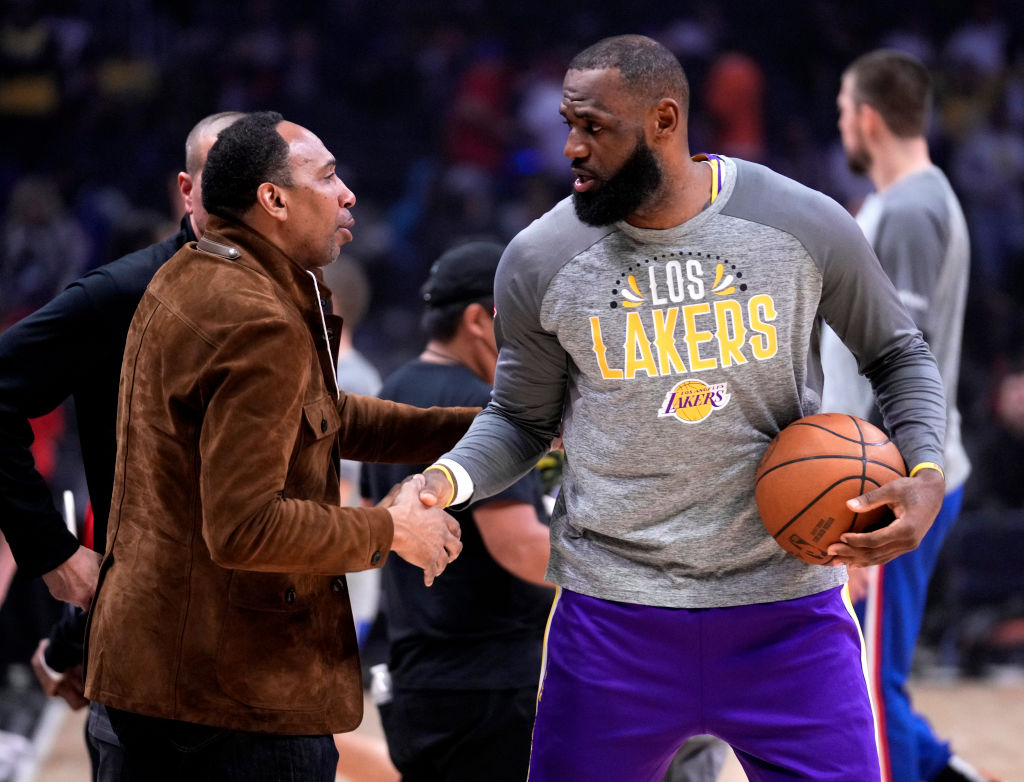 Stephen A. Smith Says LeBron James Confronting Him Was "Weak" And "Some Bullsh-t," Social Media ...