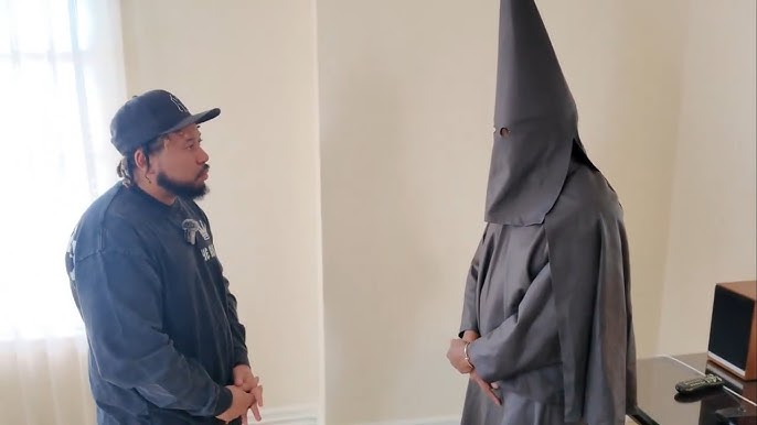 Kanye West Wears Black KKK Uniform In Disturbing DJ Akademiks Interview